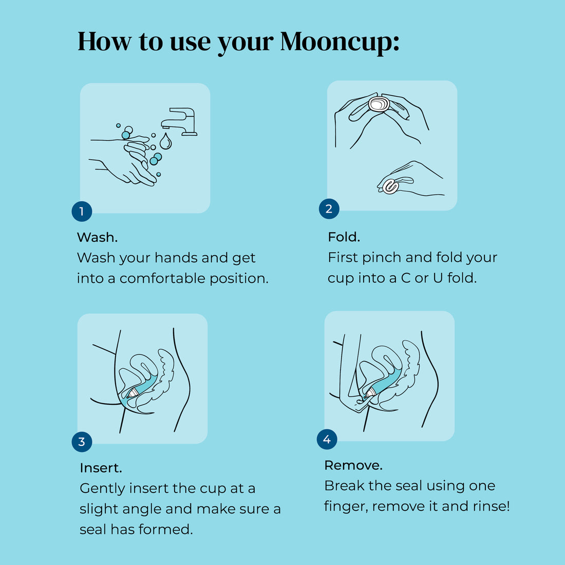 The Mooncup Original Menstrual Cup | Reusable Period Care