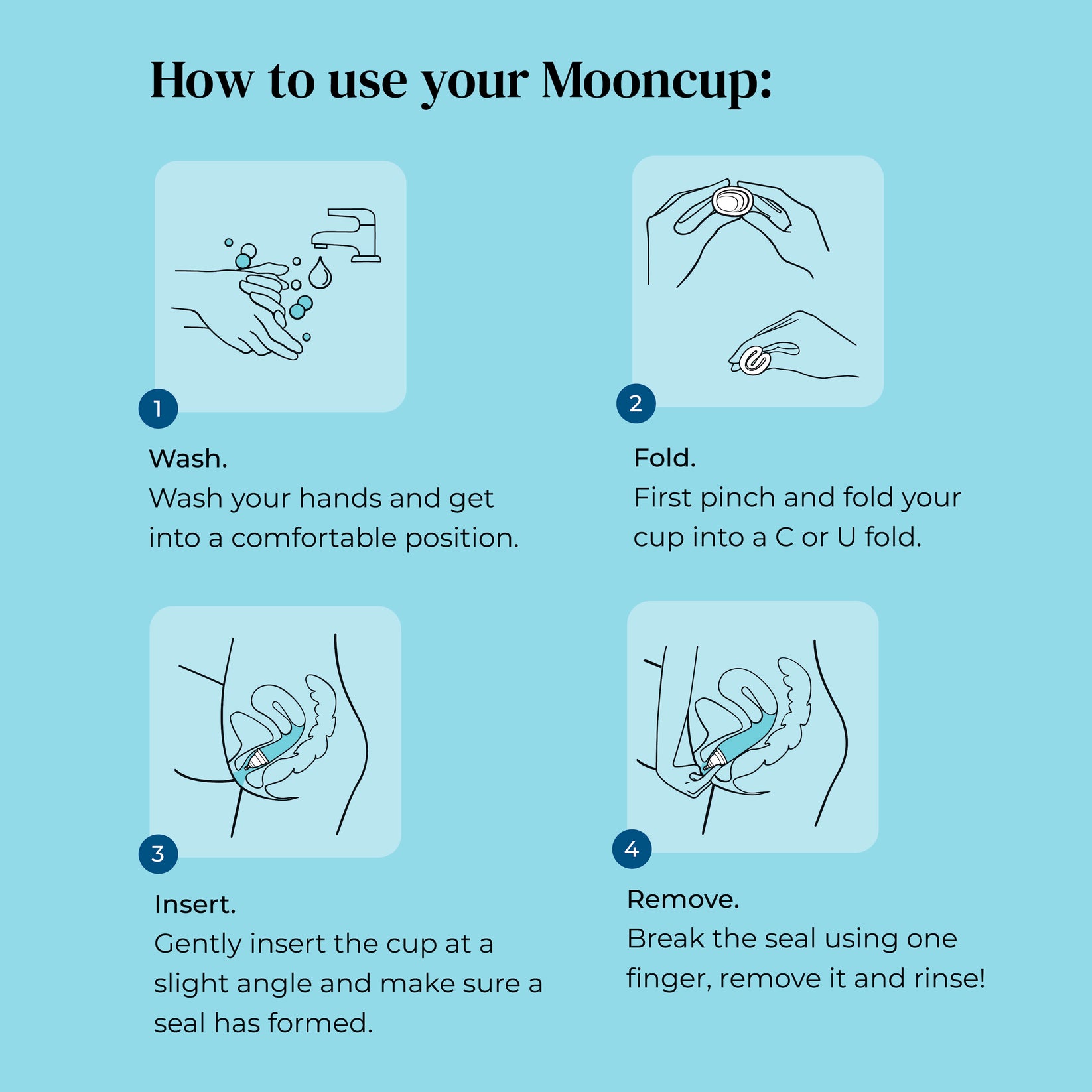 The Mooncup Original Menstrual Cup | Reusable Period Care
