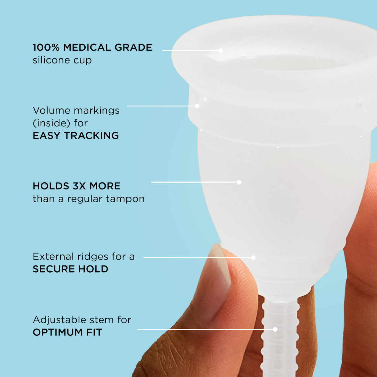 The Mooncup Original Menstrual Cup | Reusable Period Care