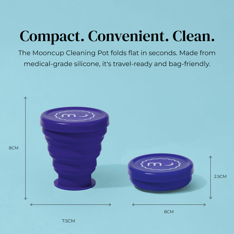 Mooncup Cleaning Pot | Menstrual Cup Cleaner | Reusable Period Care